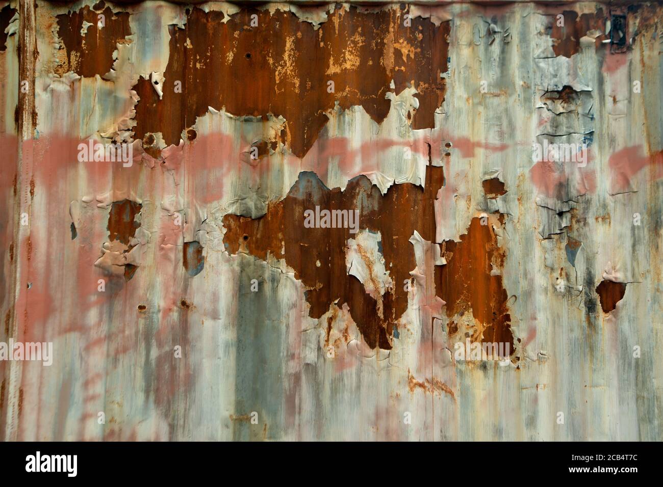 Wall of old rusted zinc surface texture , Zinc with rust pattern ...