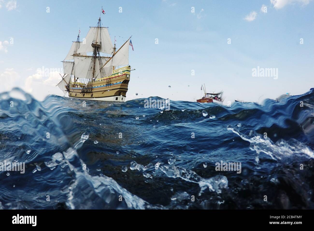 1620 mayflower ii replica hi-res stock photography and images - Alamy