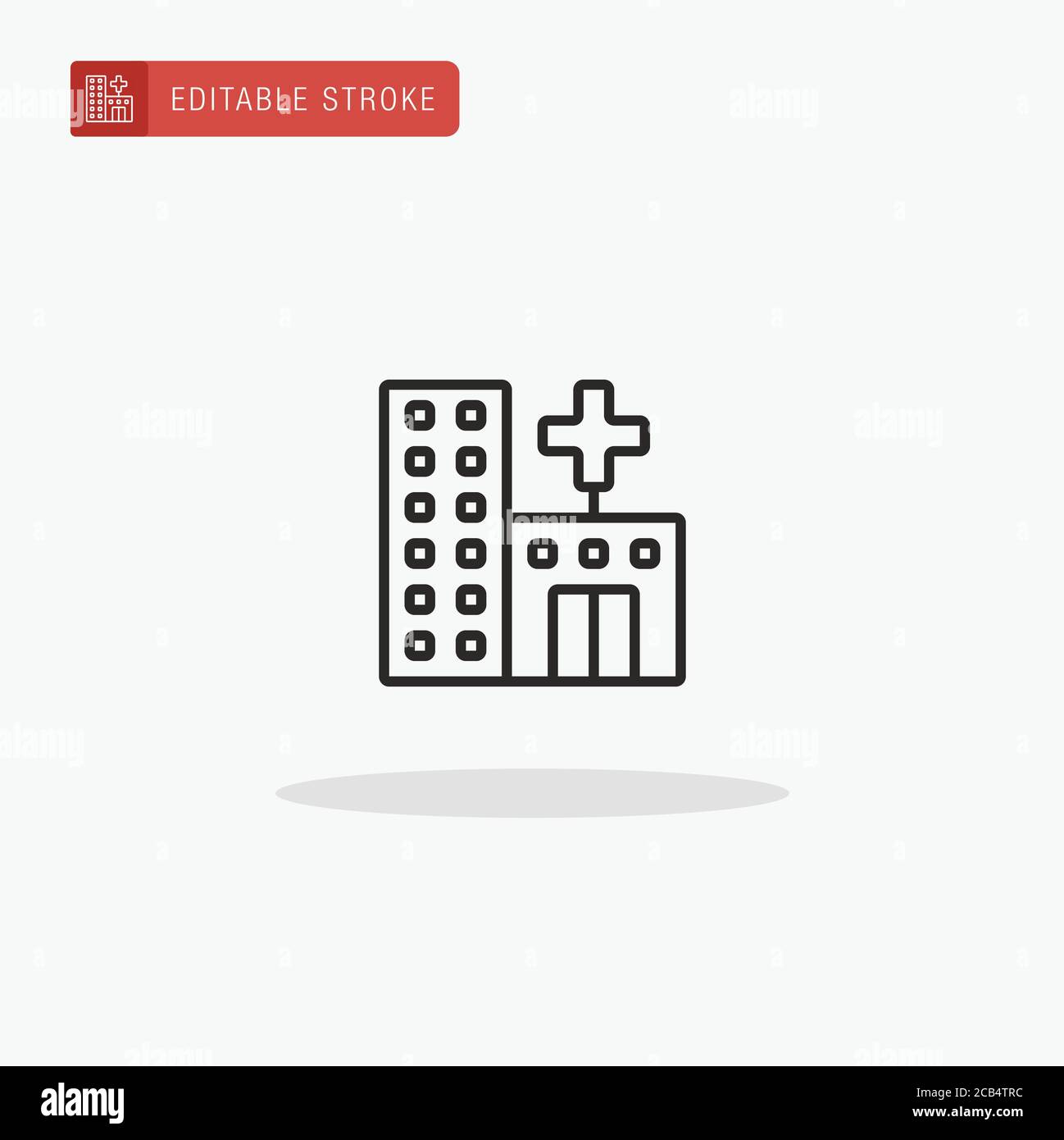 Hospital icon vector. Hospital icon for presentation Stock Vector Image ...