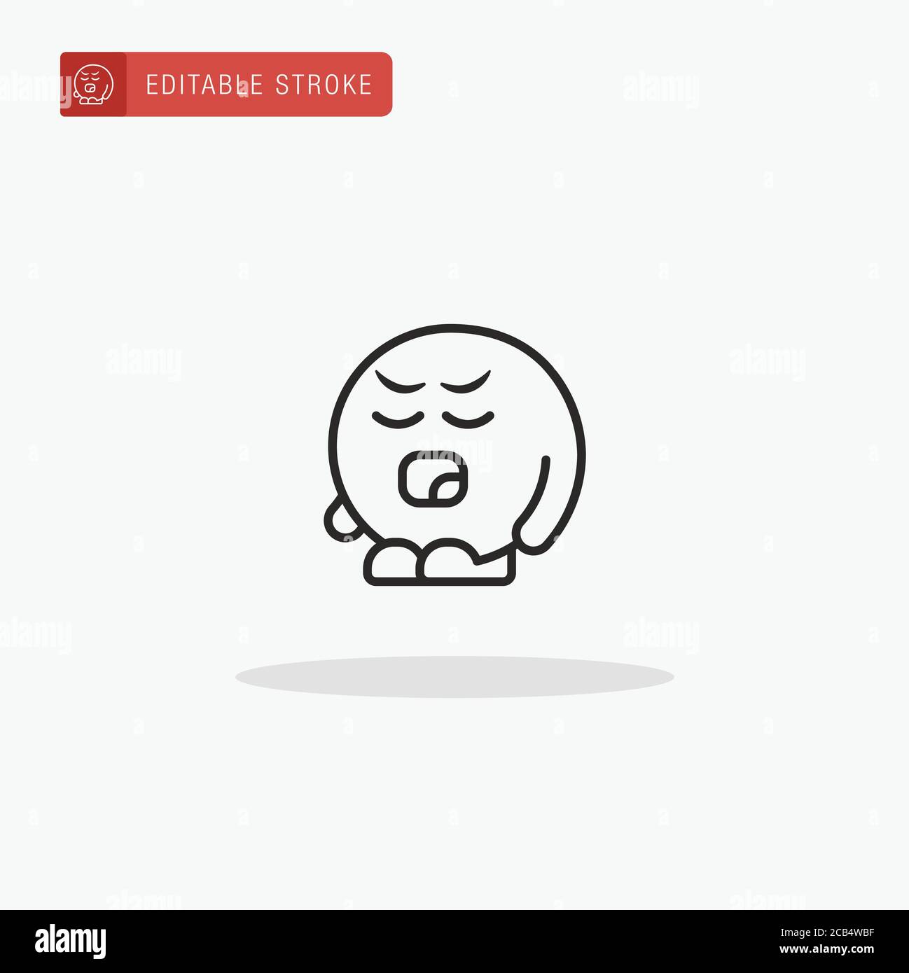 Annoyed icon vector. Annoyed icon for presentation Stock Vector Image ...