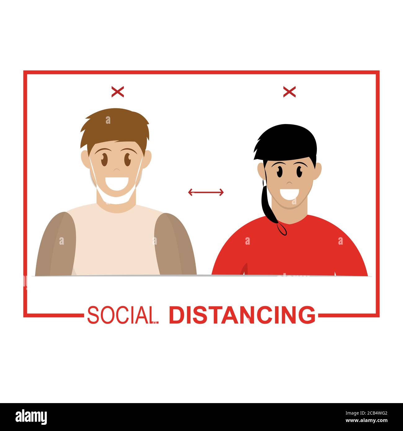 Social distancing poster Stock Vector Image & Art - Alamy