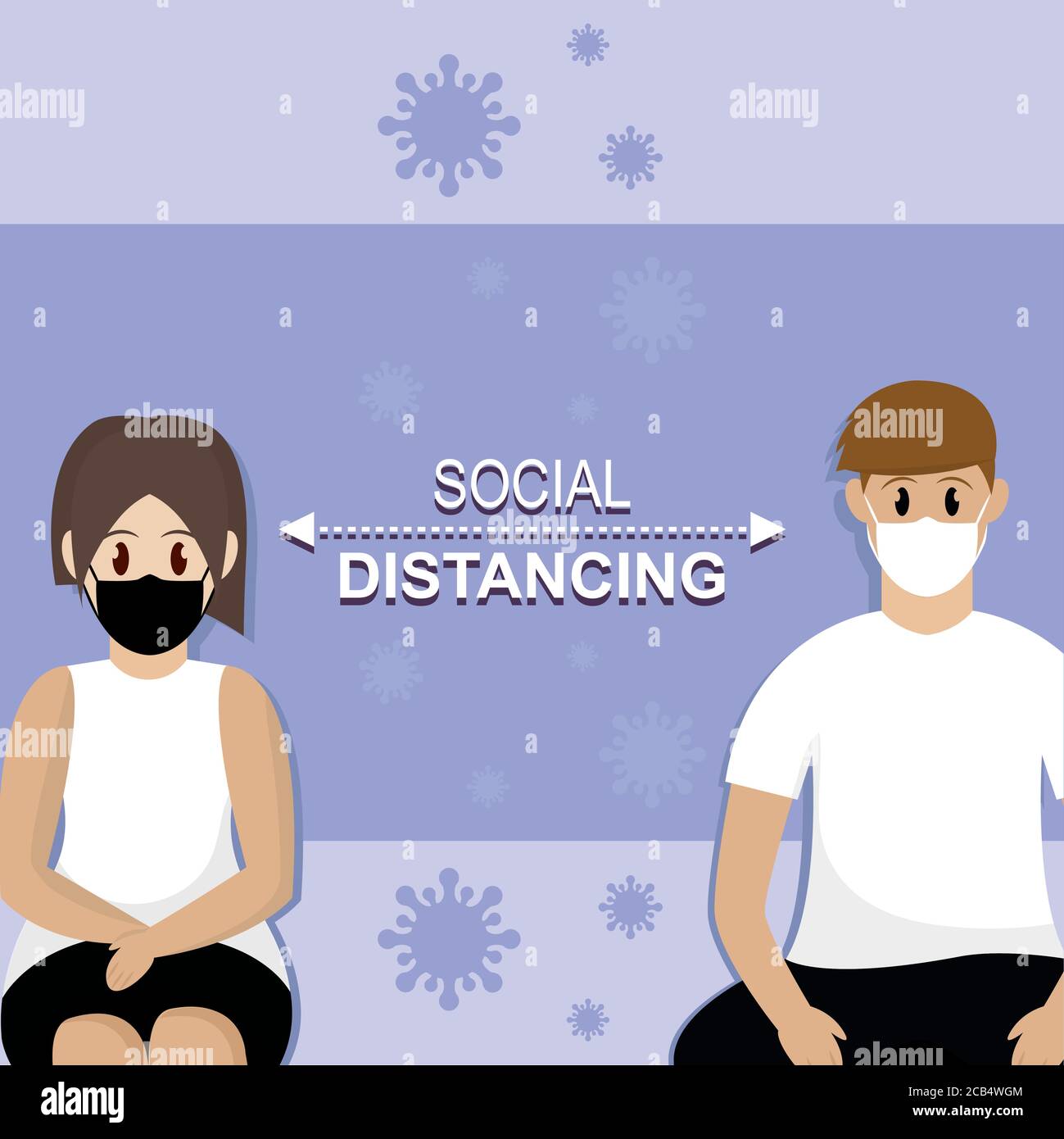 Social distancing poster Stock Vector Image & Art - Alamy