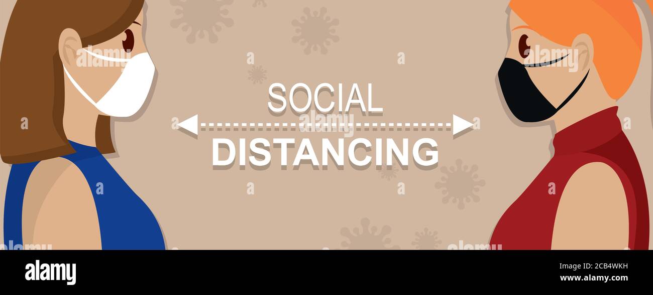 Social distancing poster Stock Vector Image & Art - Alamy