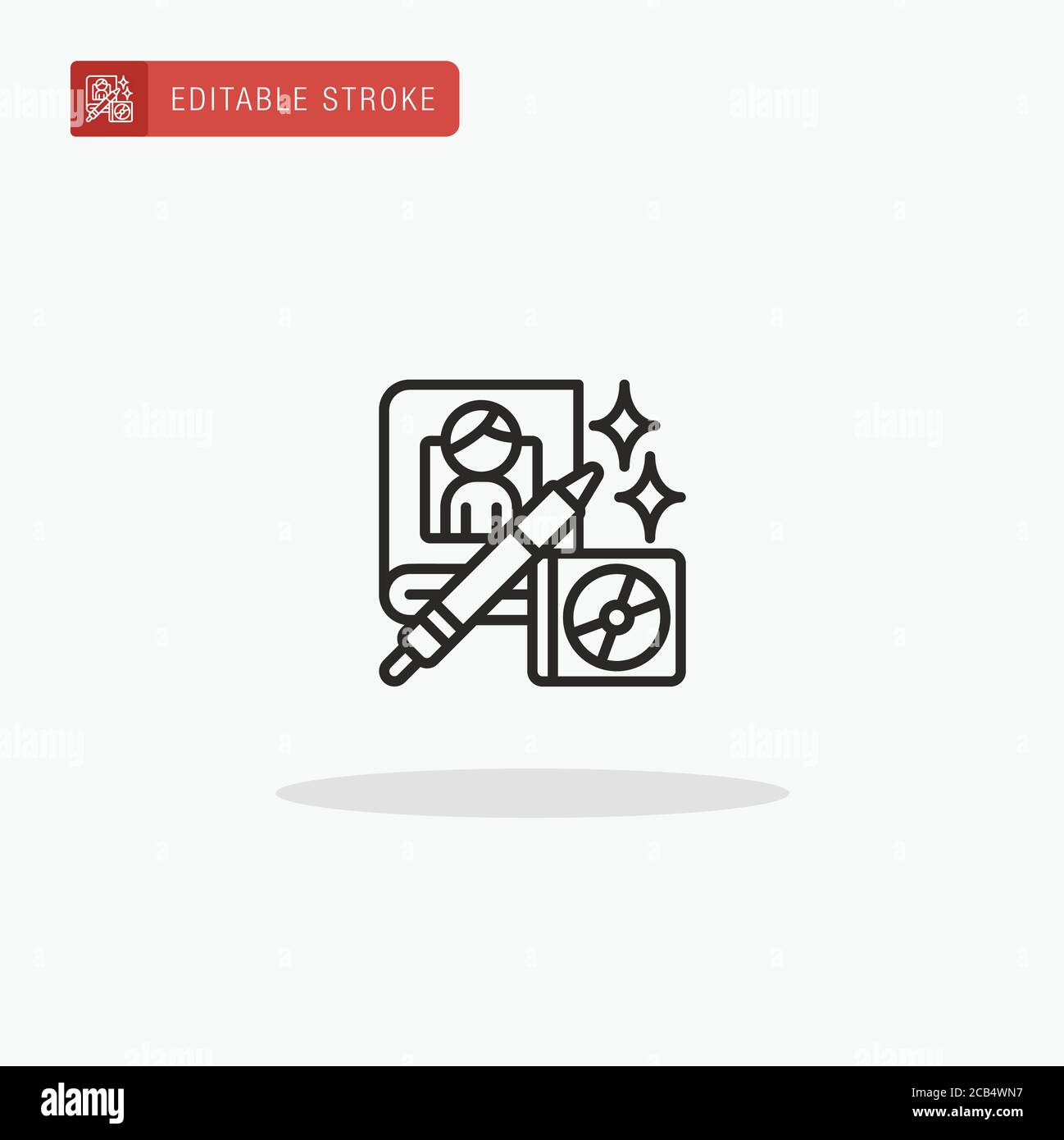 Autograph Collection icon vector. Autograph Collection icon for ...