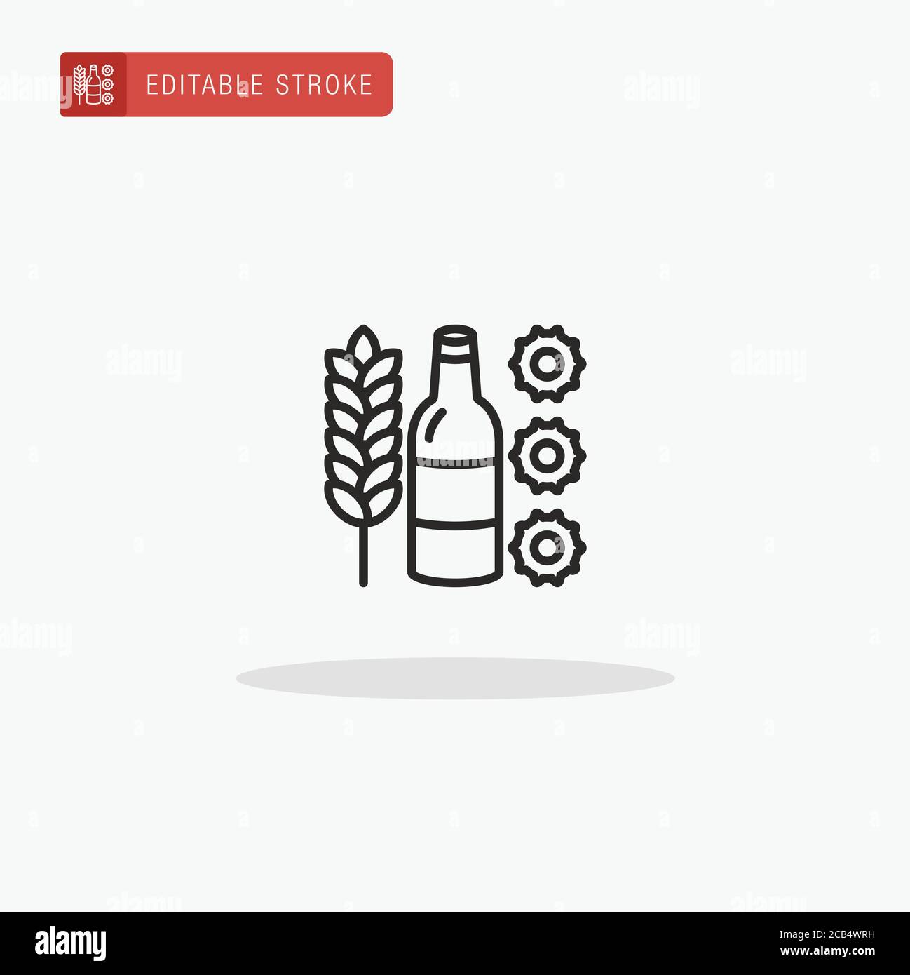 Home Brewing icon vector. Home Brewing icon for presentation Stock ...