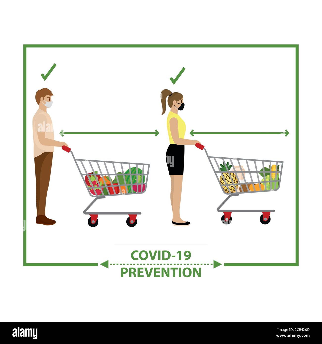 Social distancing poster Stock Vector Image & Art - Alamy