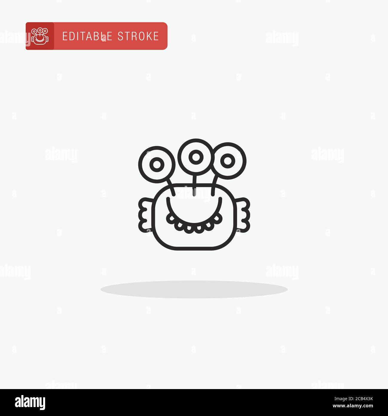 Monster icon vector. Monster icon for presentation Stock Vector Image ...