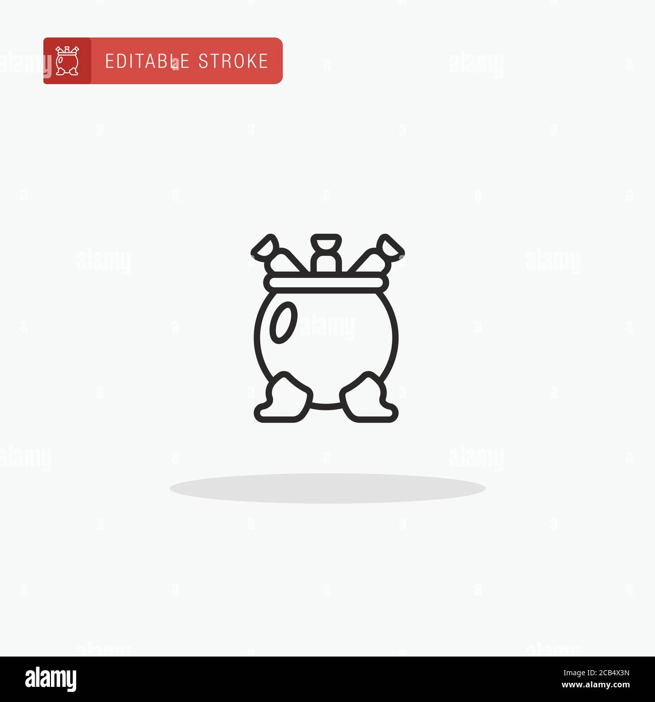 Cauldron icon vector. Cauldron icon for presentation Stock Vector Image ...