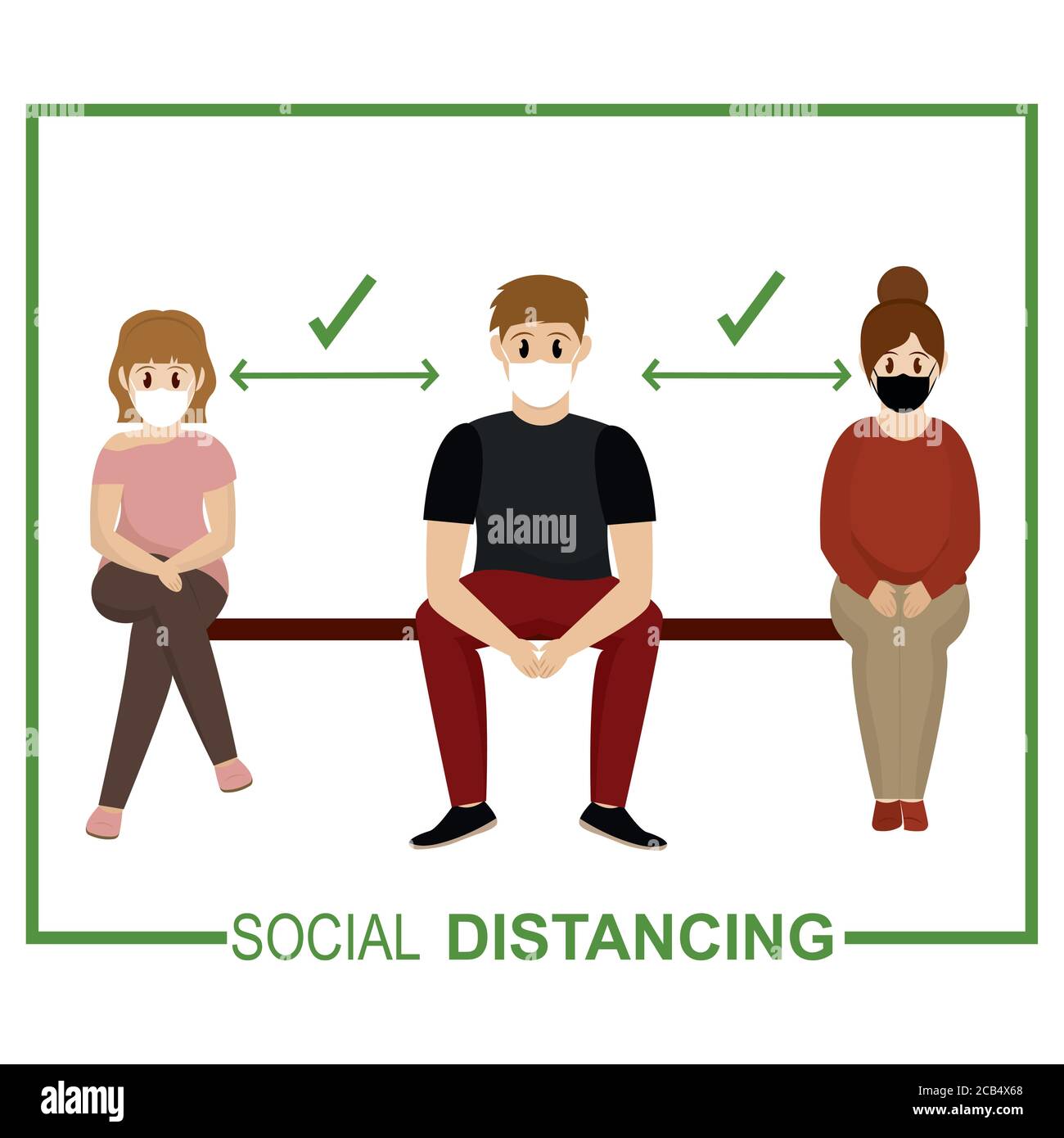 Social distancing poster Stock Vector Image & Art - Alamy