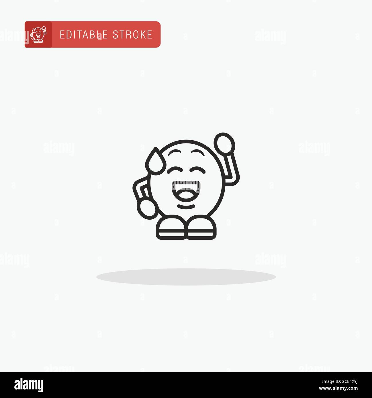 Happy icon vector. Happy icon for presentation Stock Vector Image & Art ...