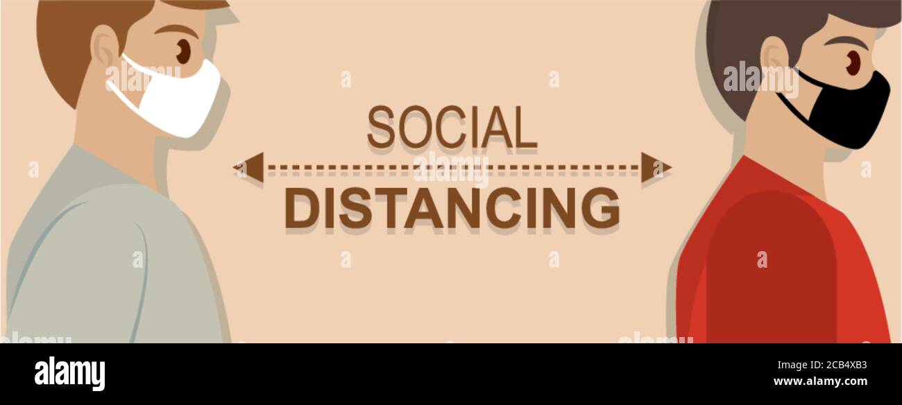 Social distancing poster Stock Vector Image & Art - Alamy