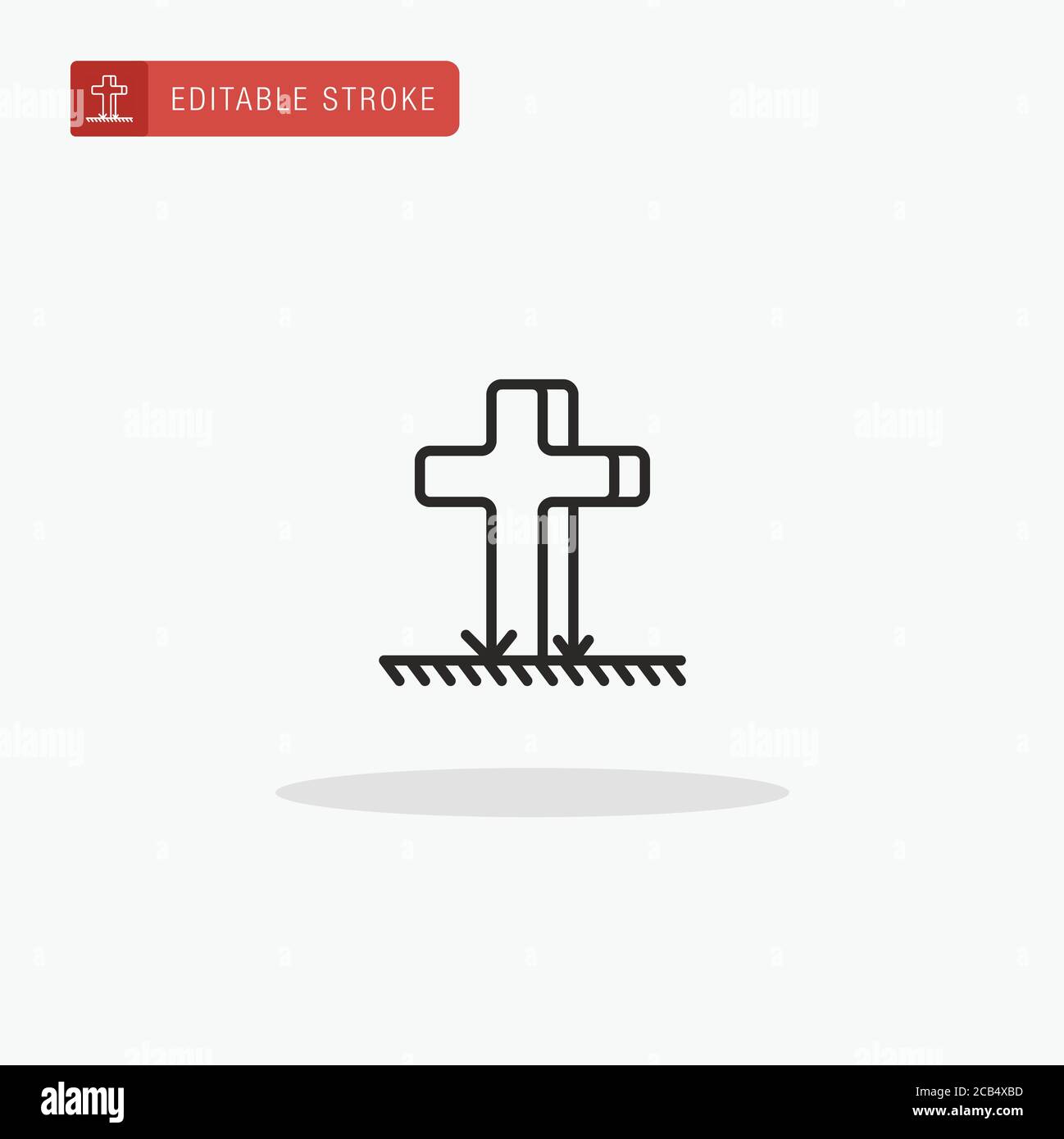 Cross icon vector. Cross icon for presentation Stock Vector Image & Art ...