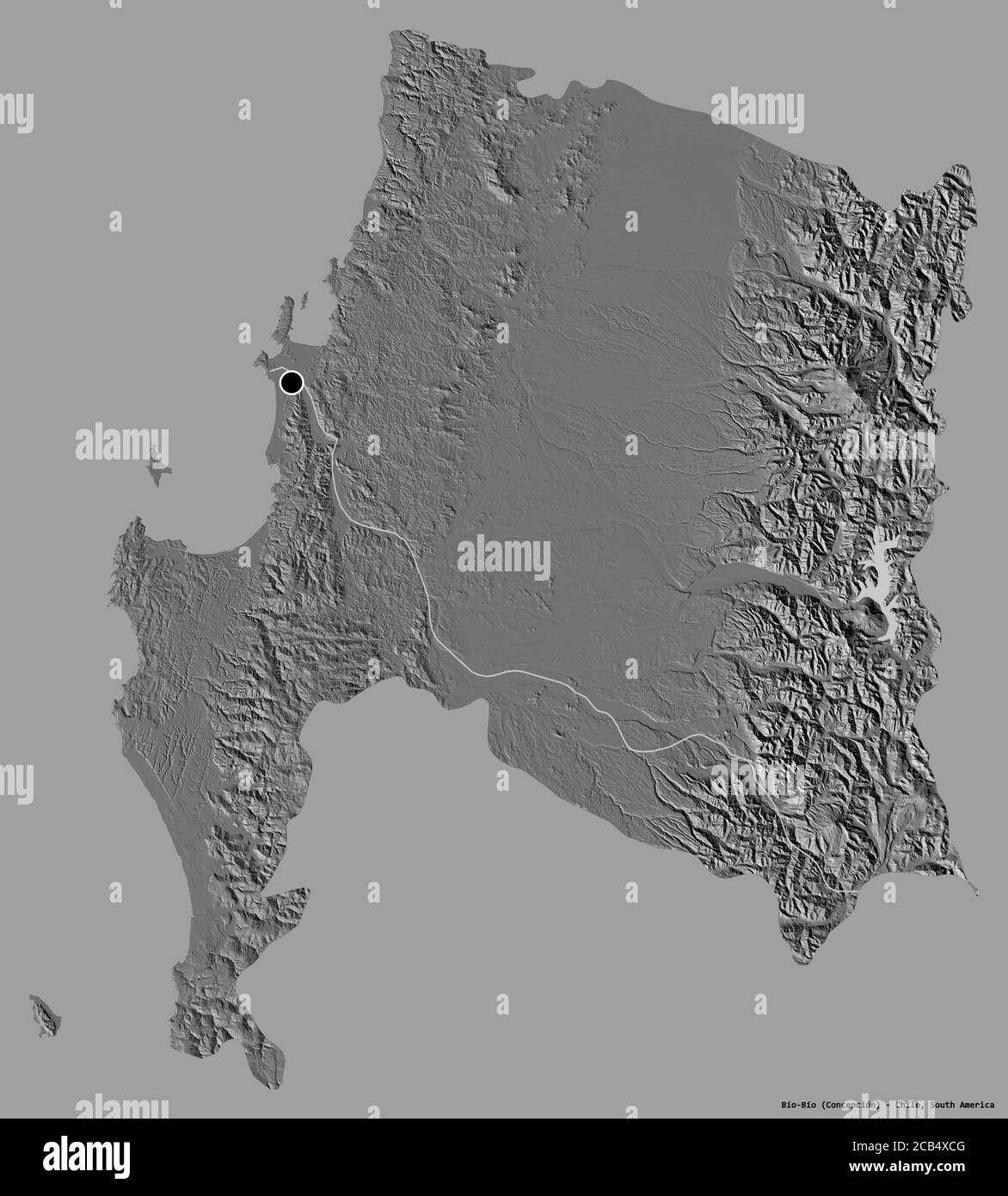 Bio bio chile map geography hi-res stock photography and images - Alamy