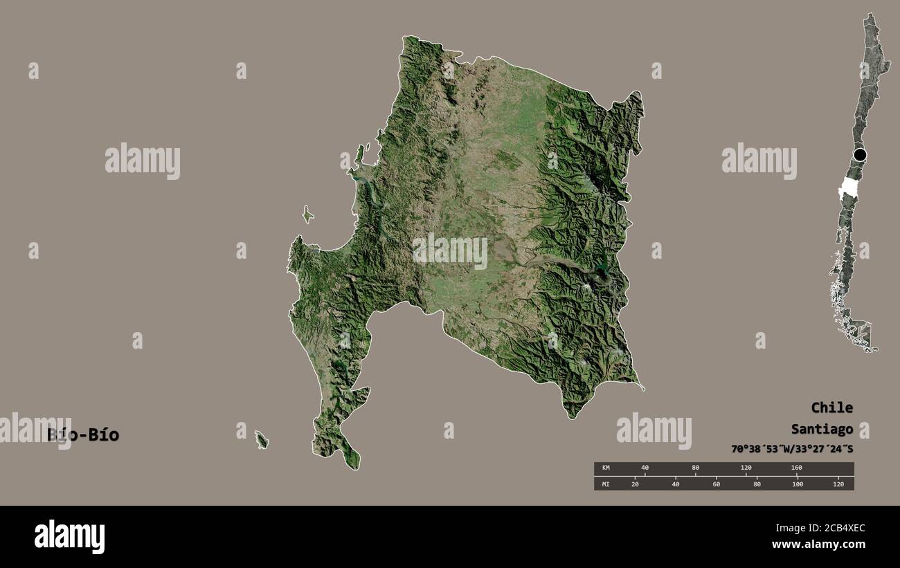 Bio bio chile map geography hi-res stock photography and images - Alamy