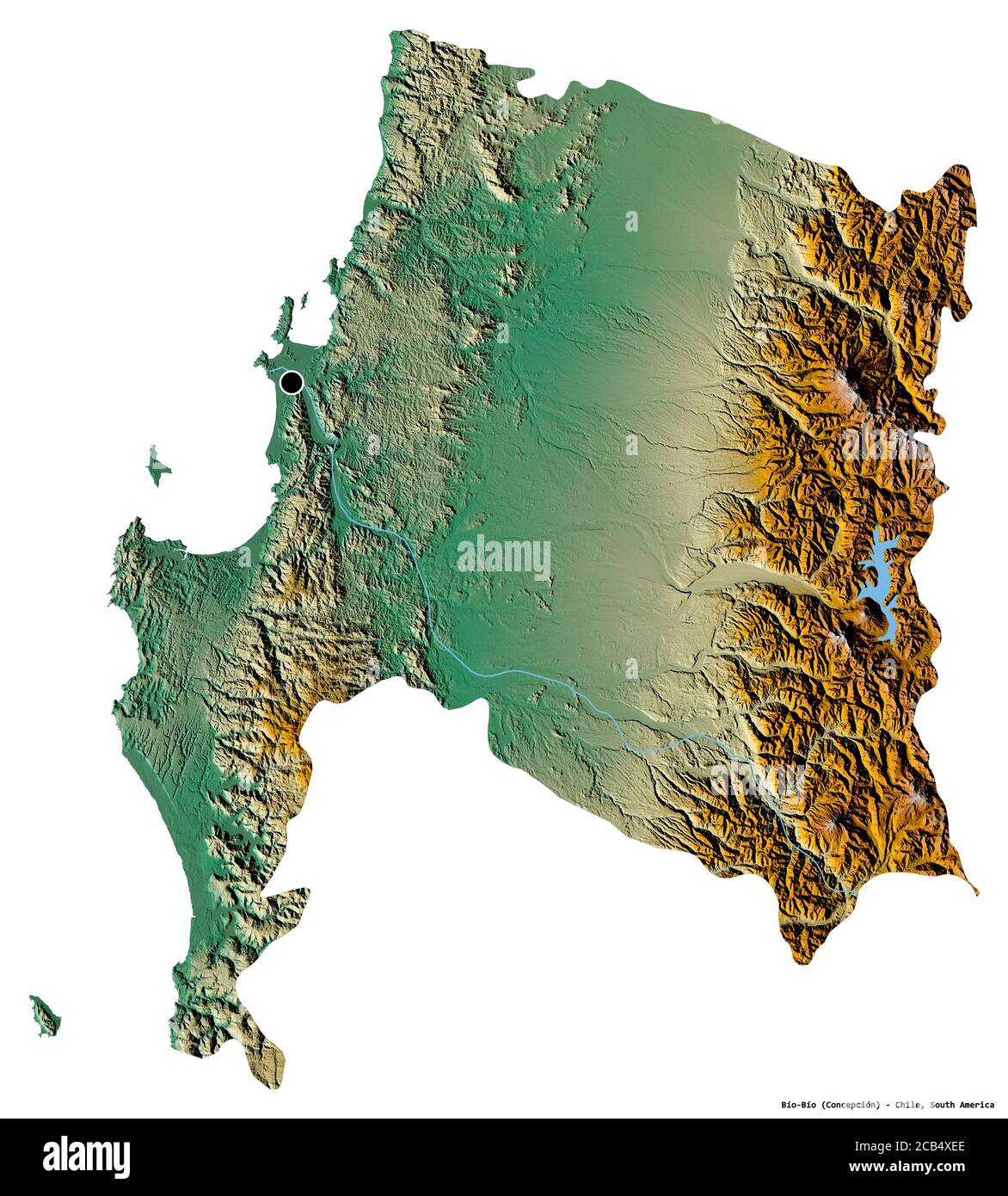 Bio bio chile map geography hi-res stock photography and images - Alamy