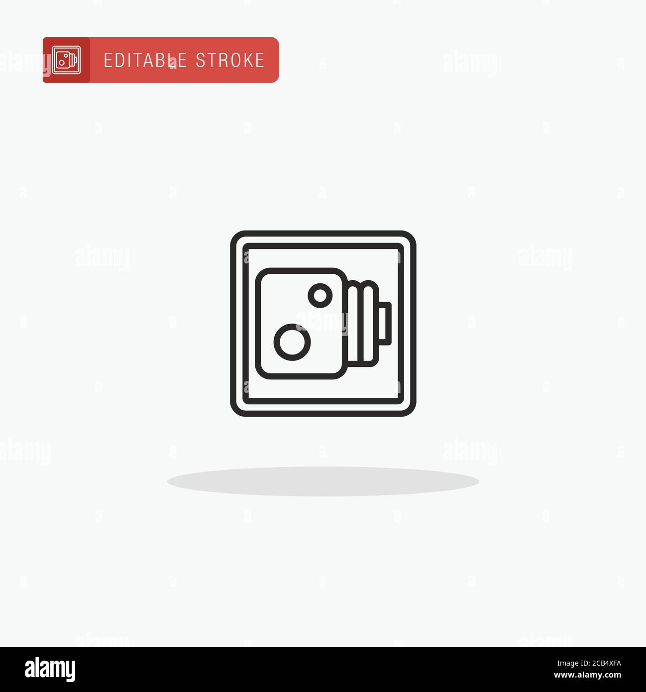 Road speed radar warning Cut Out Stock Images & Pictures - Alamy