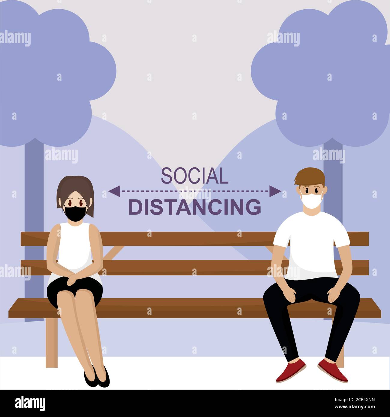 Social distancing poster Stock Vector Image & Art - Alamy