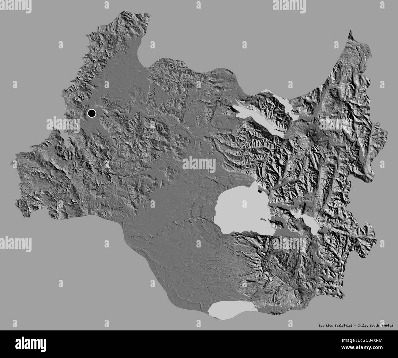 Los rios chile map geography hi-res stock photography and images - Alamy