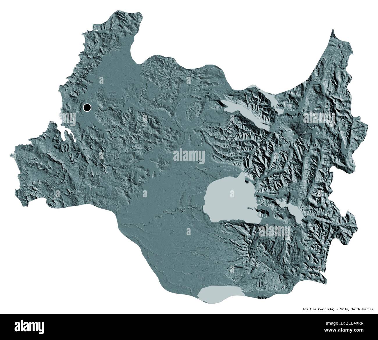 Los rios chile map geography hi-res stock photography and images - Alamy