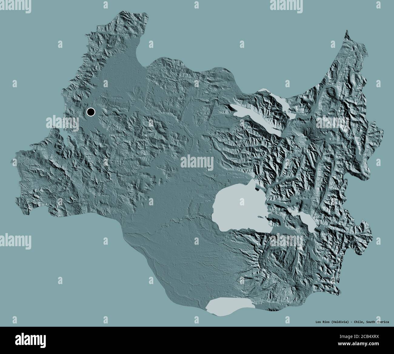 Los rios chile map geography hi-res stock photography and images - Alamy