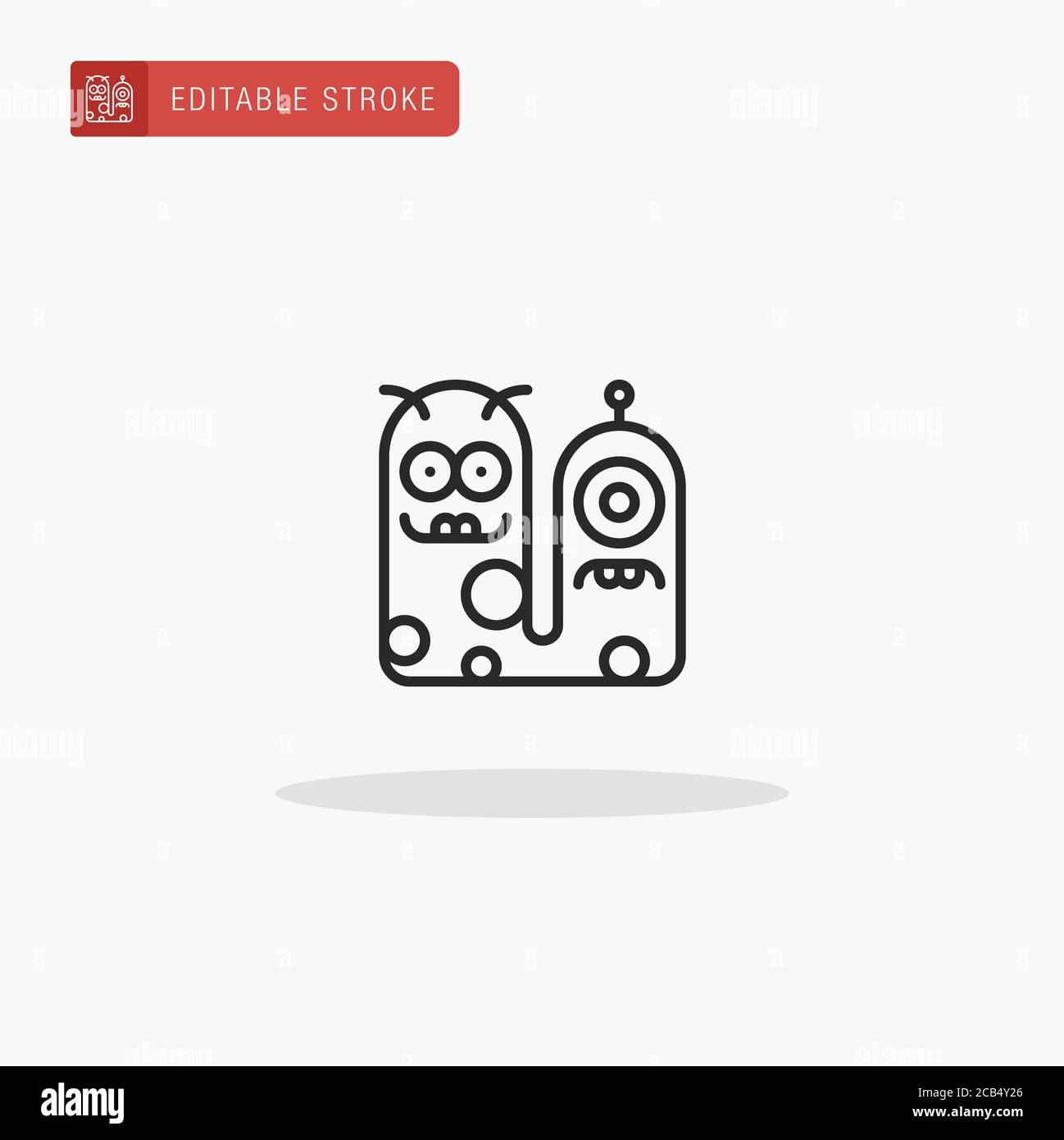 Monster icon vector. Monster icon for presentation Stock Vector Image ...