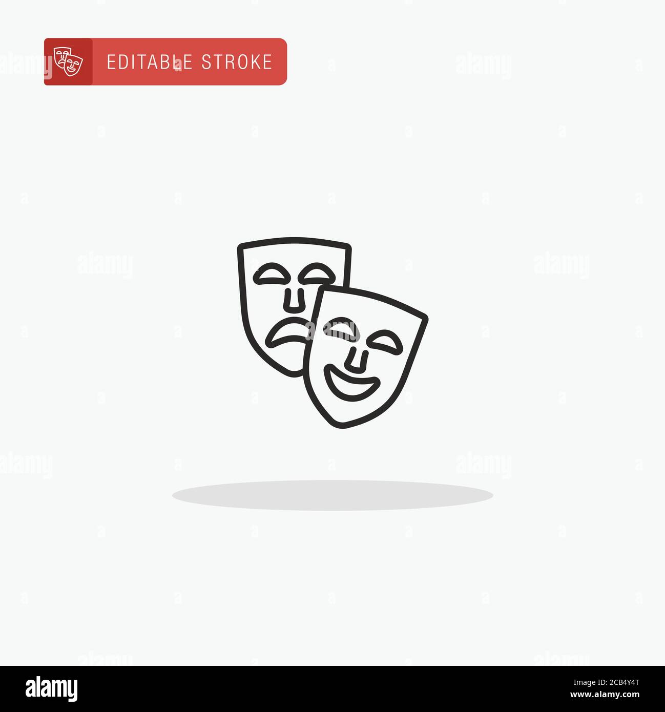 Theatre icon vector. Theatre icon for presentation Stock Vector Image ...