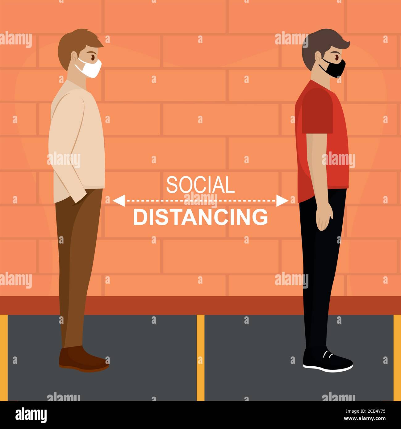 Social distancing poster Stock Vector Image & Art - Alamy