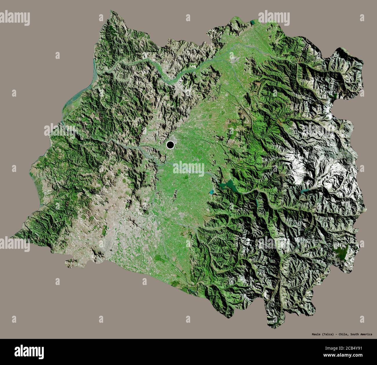 Maule chile map geography hi-res stock photography and images - Alamy