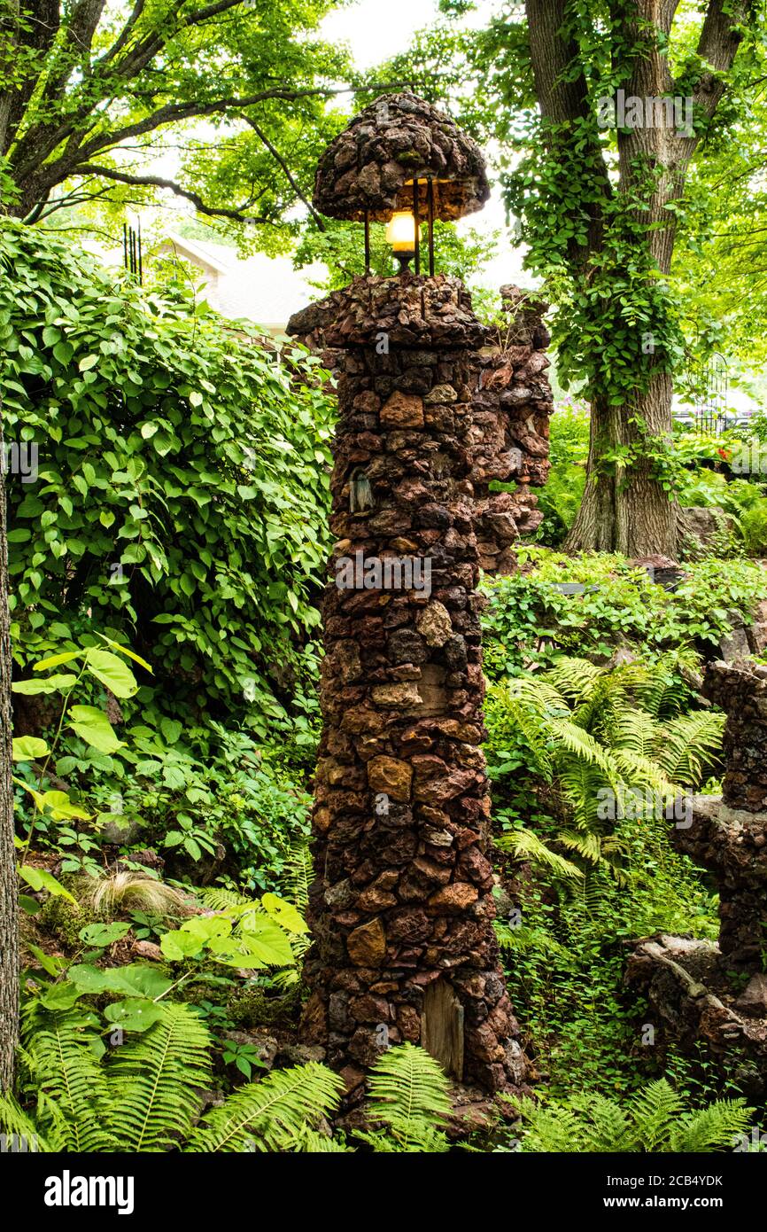 Grotto Gardens; Rudolph, Wisconsin Stock Photo - Alamy