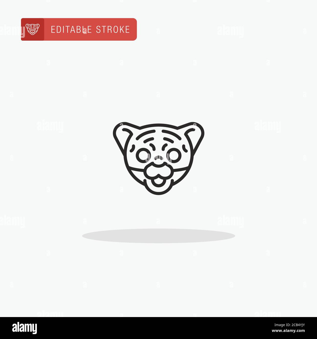 Tiger icon vector. Tiger icon for presentation Stock Vector Image & Art ...