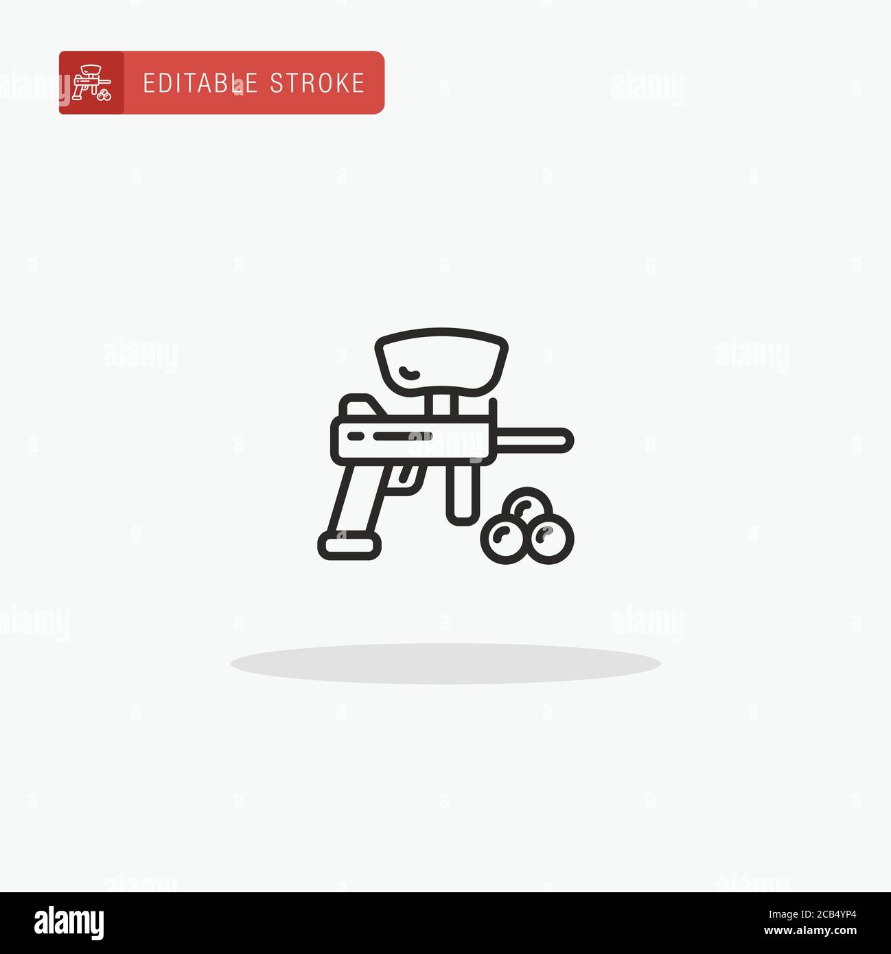 Paintball icon vector. Paintball icon for presentation Stock Vector ...