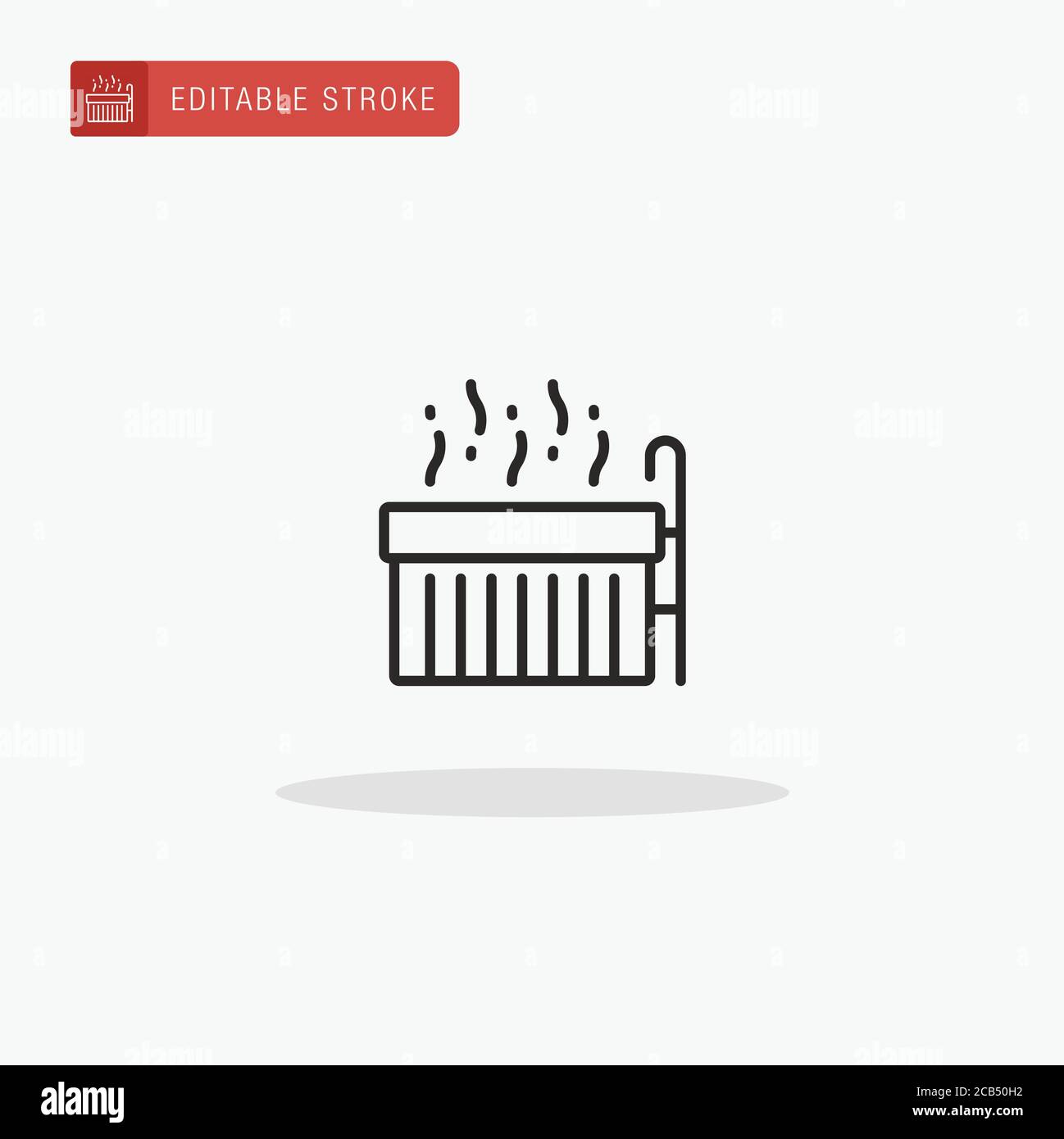 Hot Tub icon vector. Hot Tub icon for presentation Stock Vector Image ...