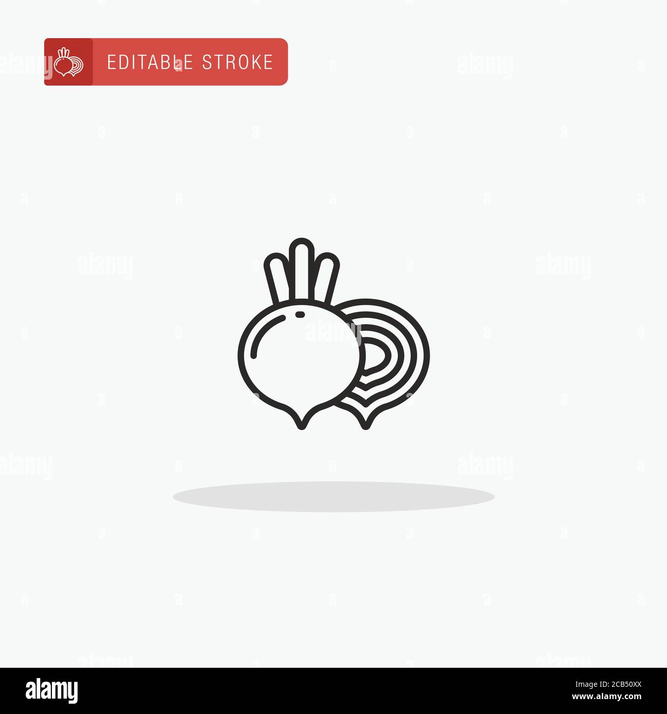 Beet icon vector. Beet icon for presentation Stock Vector Image & Art ...