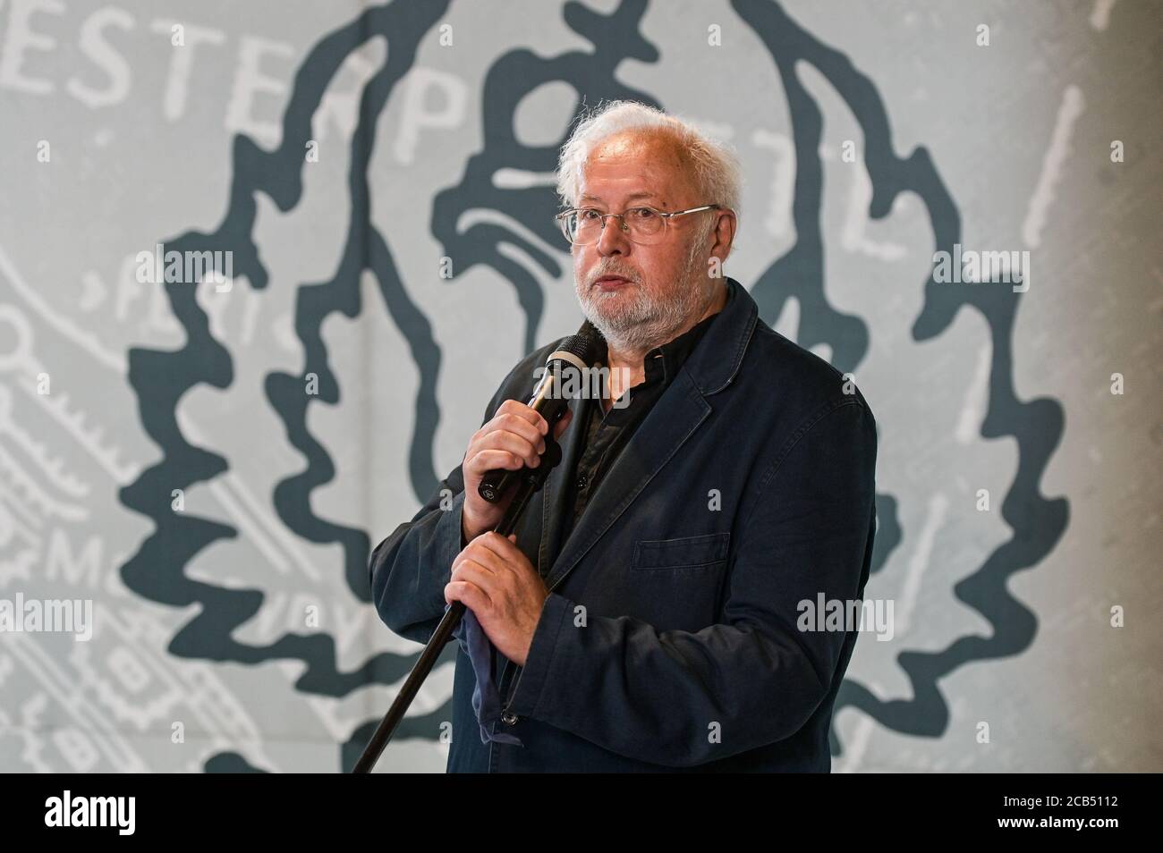 Stanislaw Radwanski speak during a press conference about concept of ...