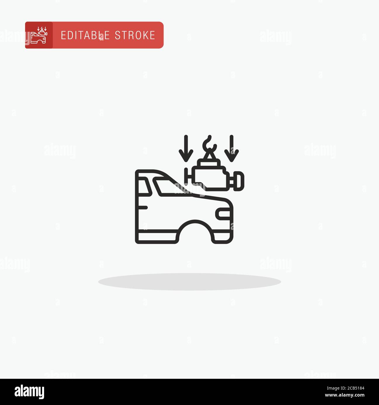 Fitting Engine icon vector. Fitting Engine icon for presentation Stock ...