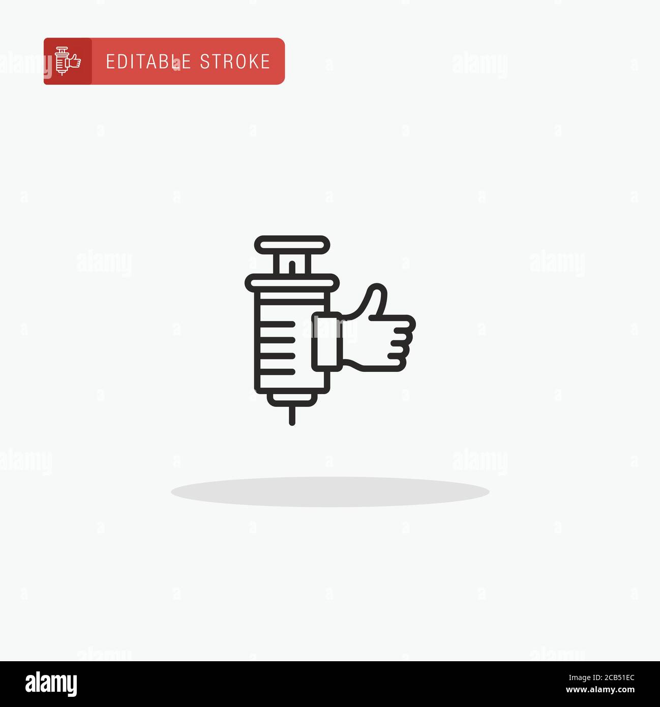 Injection icon vector. Injection icon for presentation Stock Vector ...