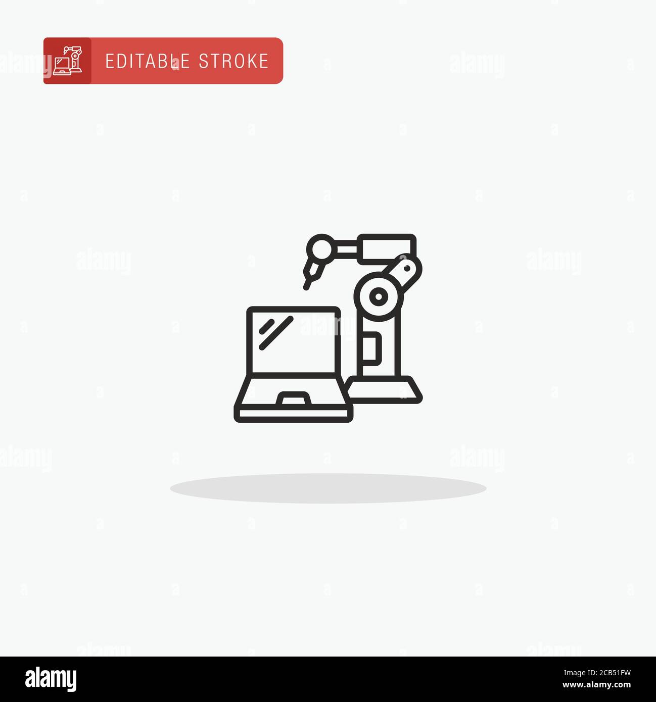 Robotic icon vector. Robotic icon for presentation Stock Vector Image ...