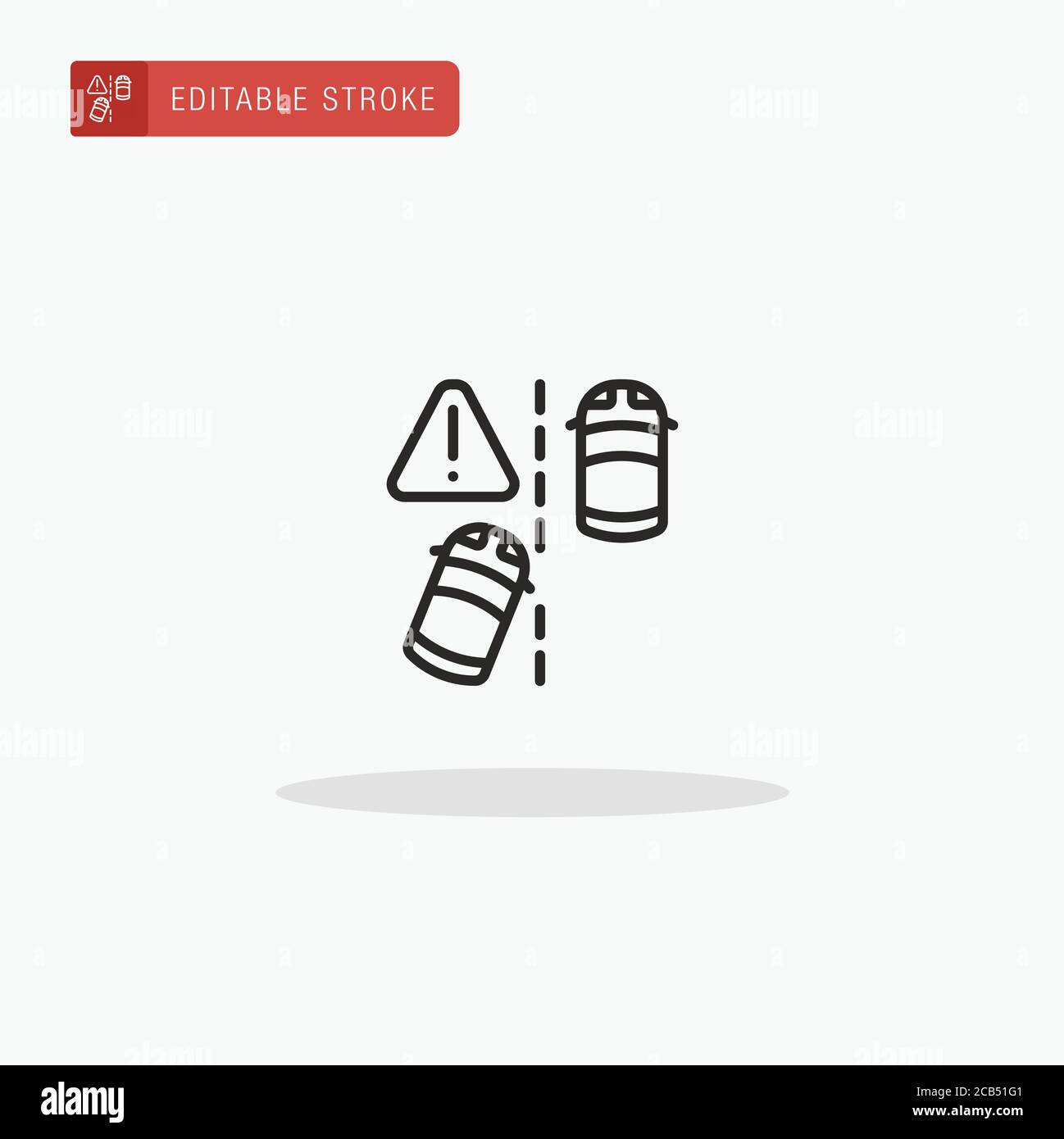 Caution icon vector. Caution icon for presentation Stock Vector Image ...