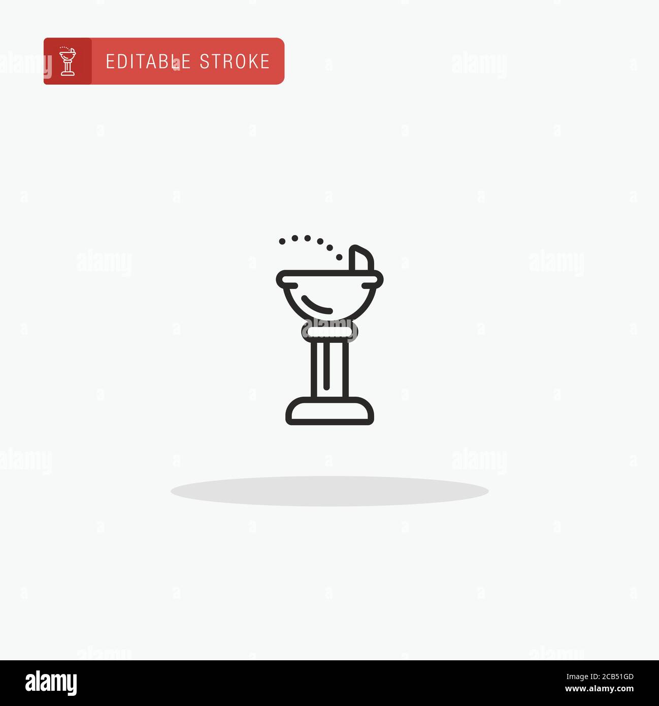 Drinker icon vector. Drinker icon for presentation Stock Vector Image ...