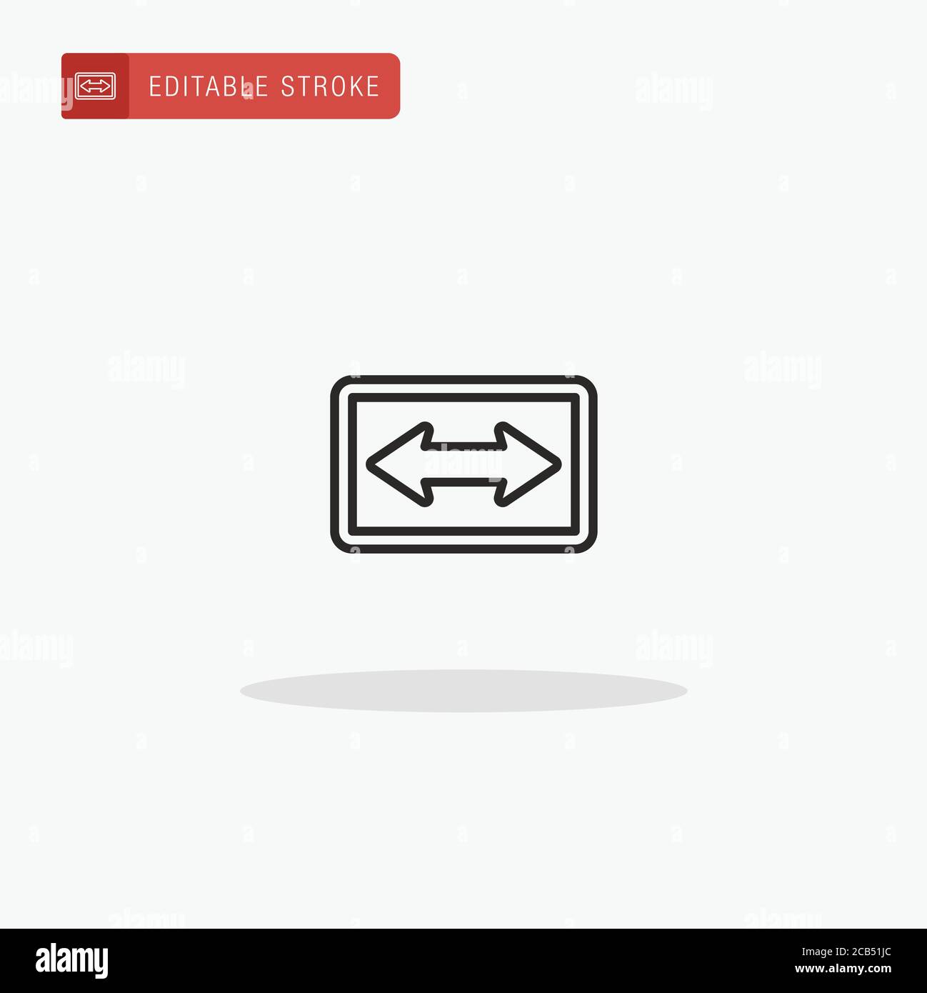 Two Ways icon vector. Two Ways icon for presentation Stock Vector Image ...