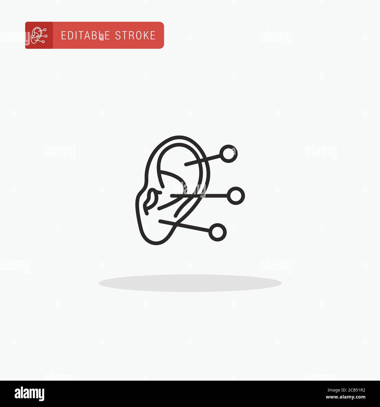 Acupuncture icon vector. Acupuncture icon for presentation Stock Vector ...