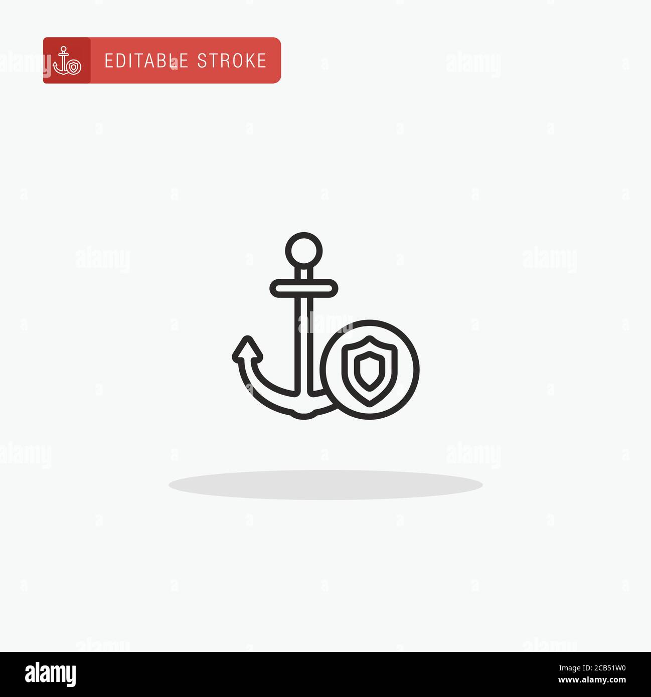 Coast Guard icon vector. Coast Guard icon for presentation Stock Vector ...