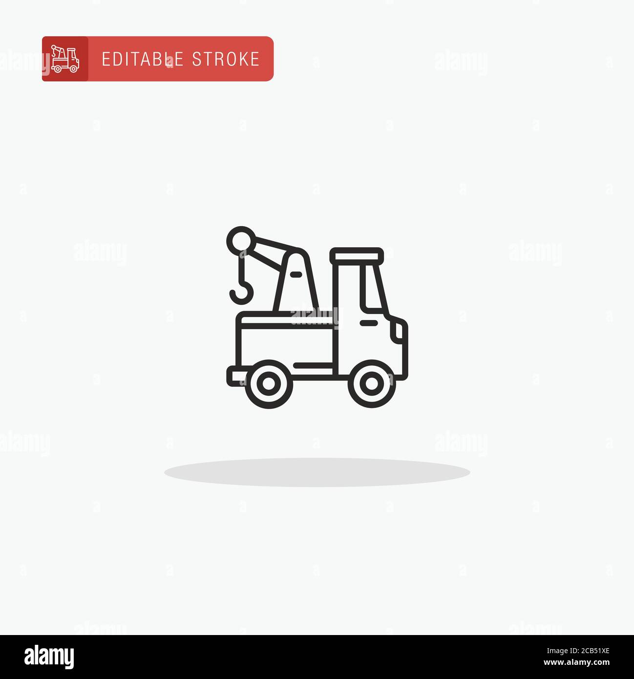Tow Truck icon vector. Tow Truck icon for presentation Stock Vector ...