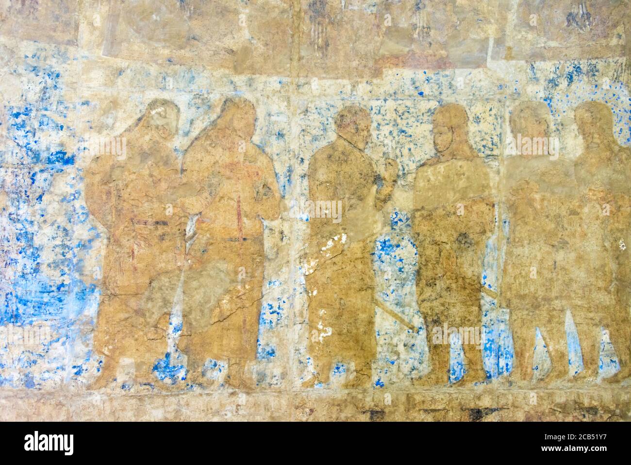 Frescoes of samarkand palace hi-res stock photography and images - Alamy