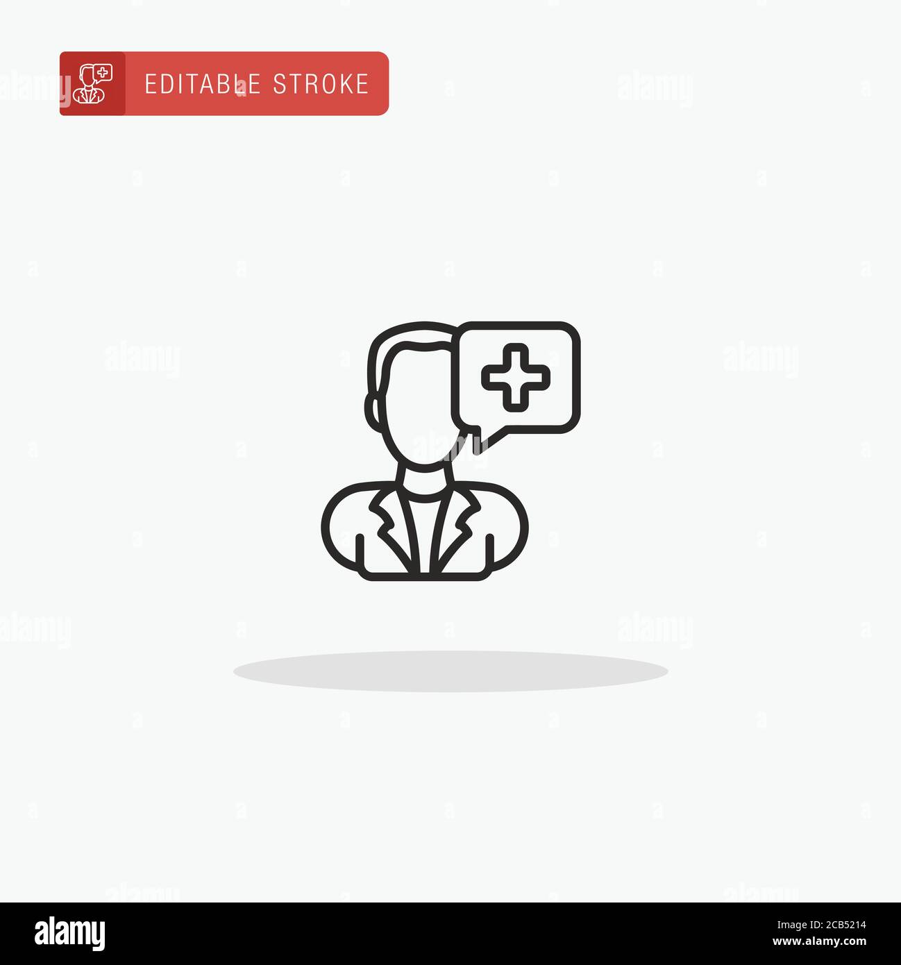Therapist icon vector. Therapist icon for presentation Stock Vector ...