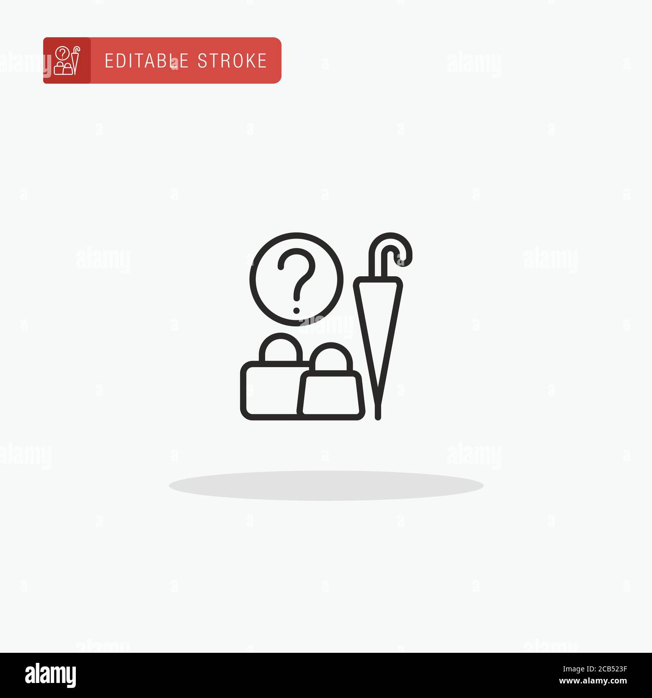 Lost Items icon vector. Lost Items icon for presentation Stock Vector ...