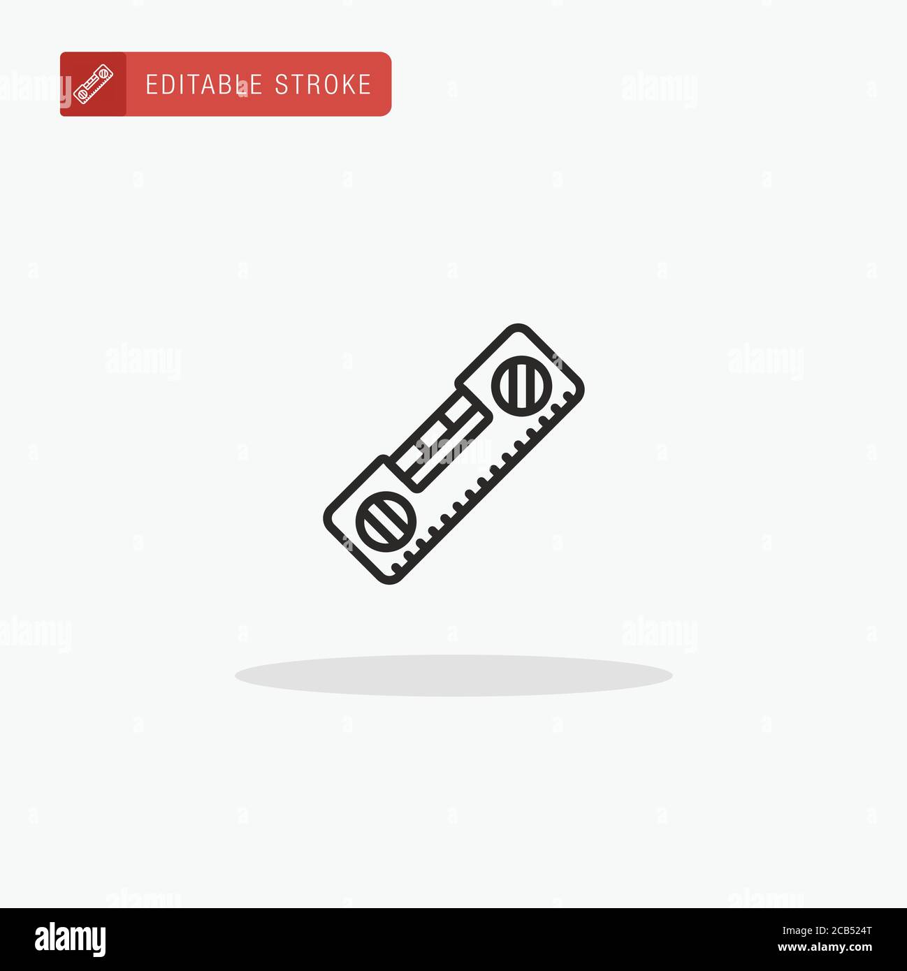 Spirit Level icon vector. Spirit Level icon for presentation Stock ... Spirit Level icon vector. Spirit Level icon for presentation Stock ...