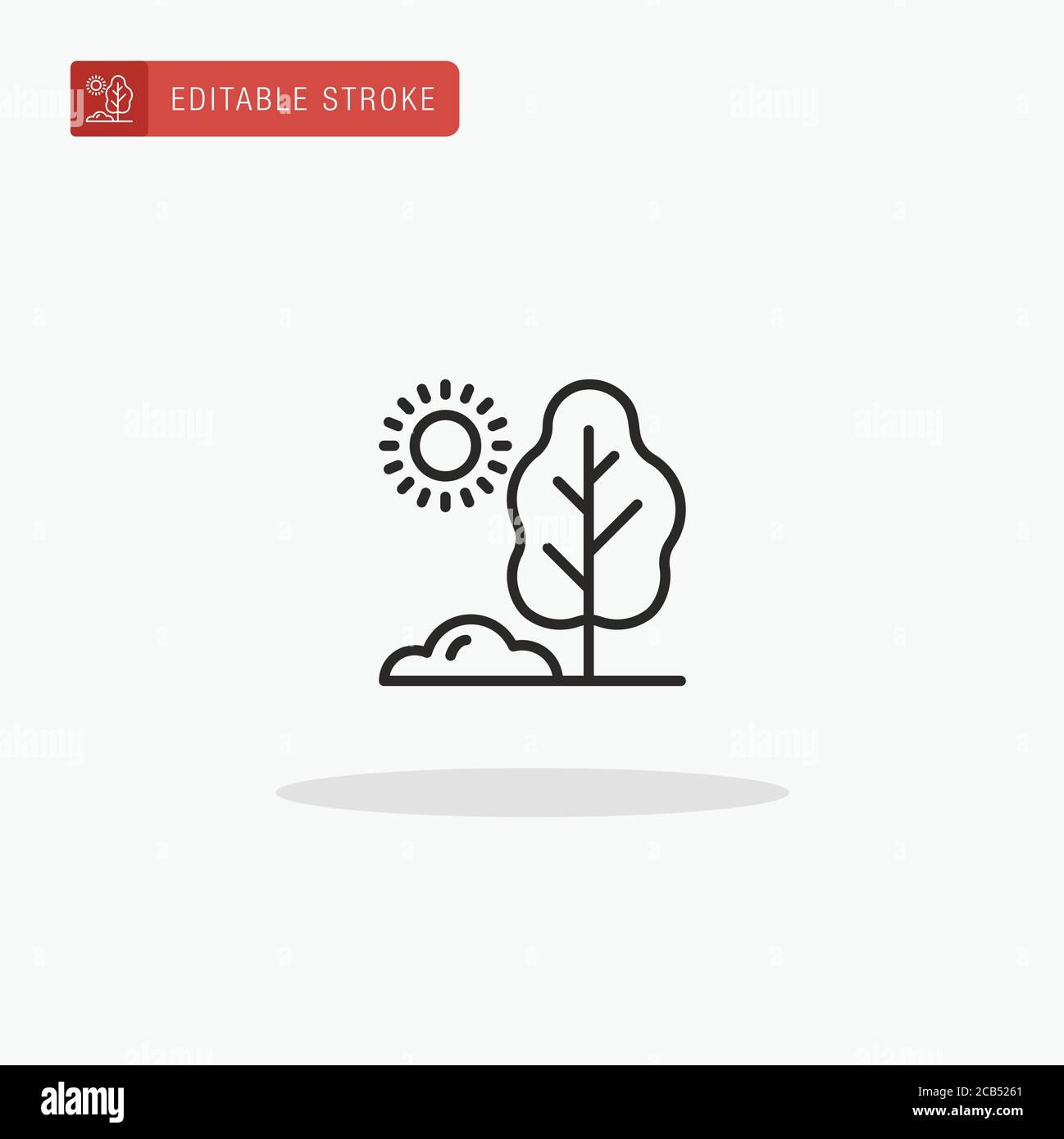 Park icon vector. Park icon for presentation Stock Vector Image & Art ...