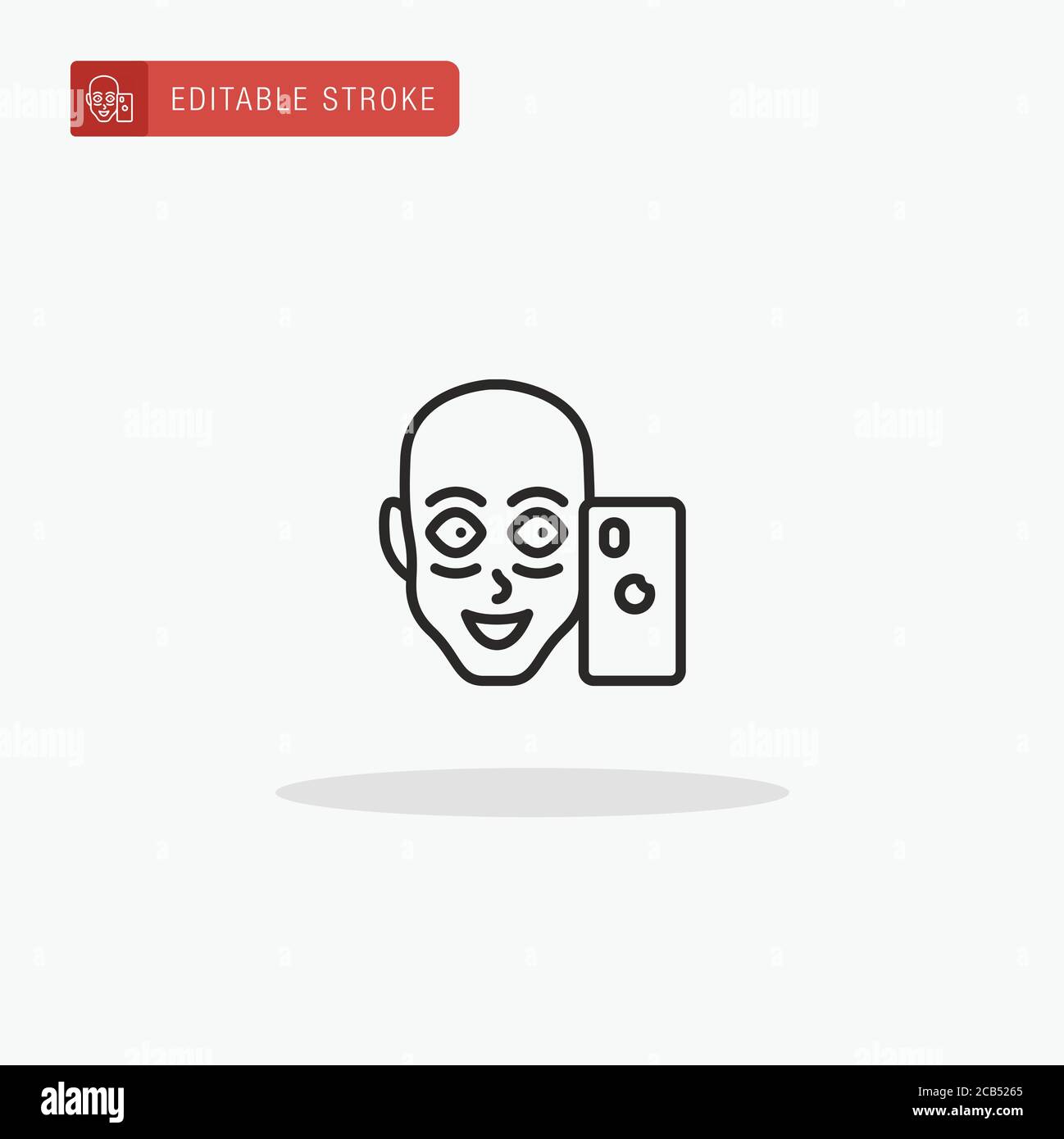 Phone Addict icon vector. Phone Addict icon for presentation Stock ...