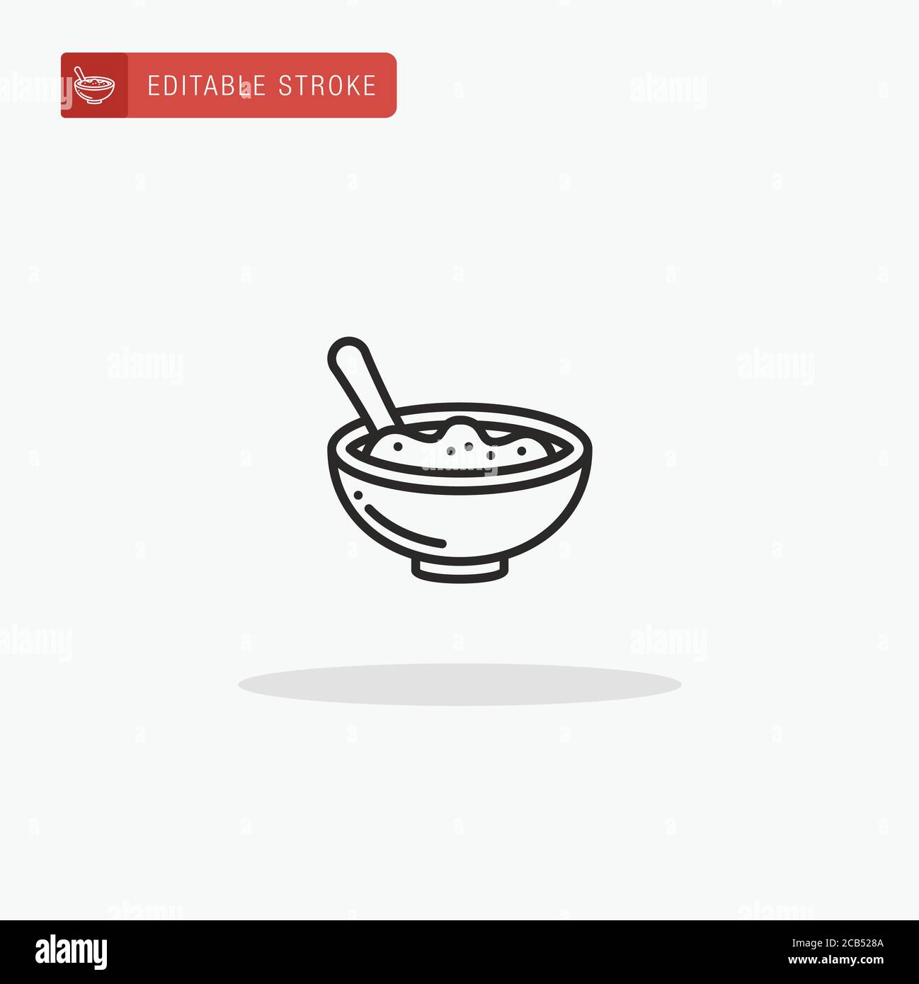 Porridge icon vector. Porridge icon for presentation Stock Vector Image ...